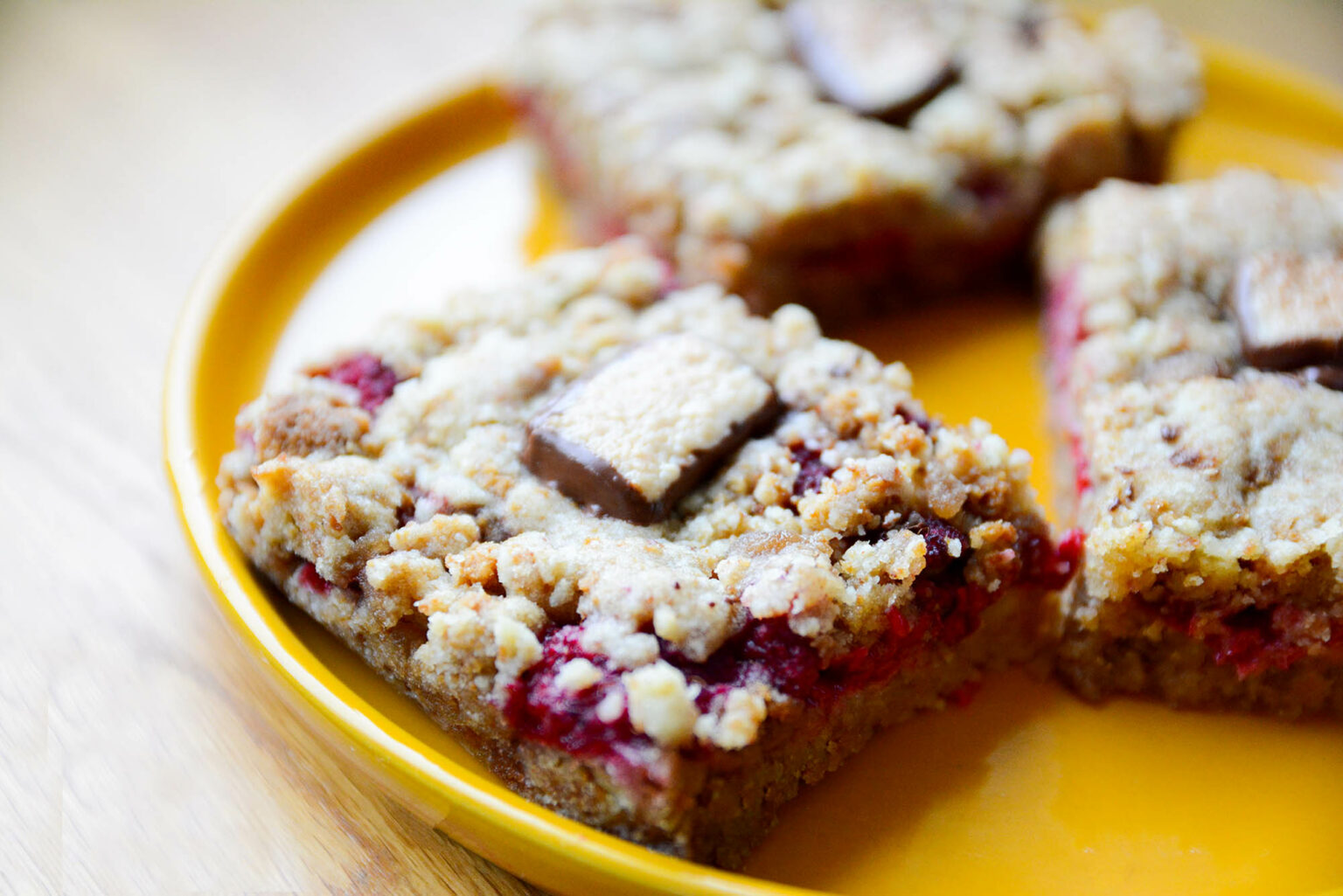 Coconut and Raspberry Slices – Rhythm 108